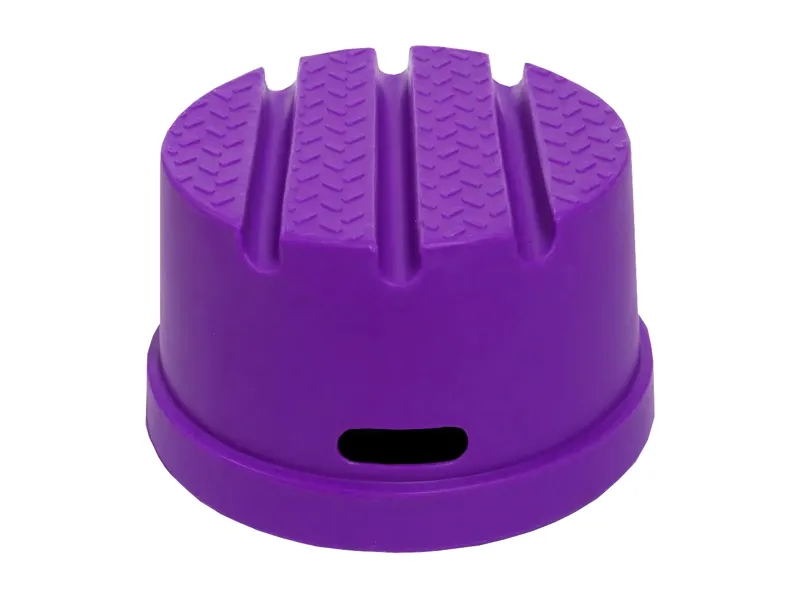 Classic Showjumps Round Mounting Block Purple